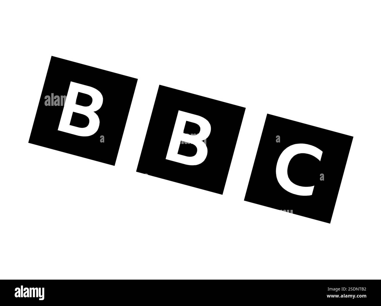 Rotated to right, BBC Logo, Logo Stock Photo - Alamy