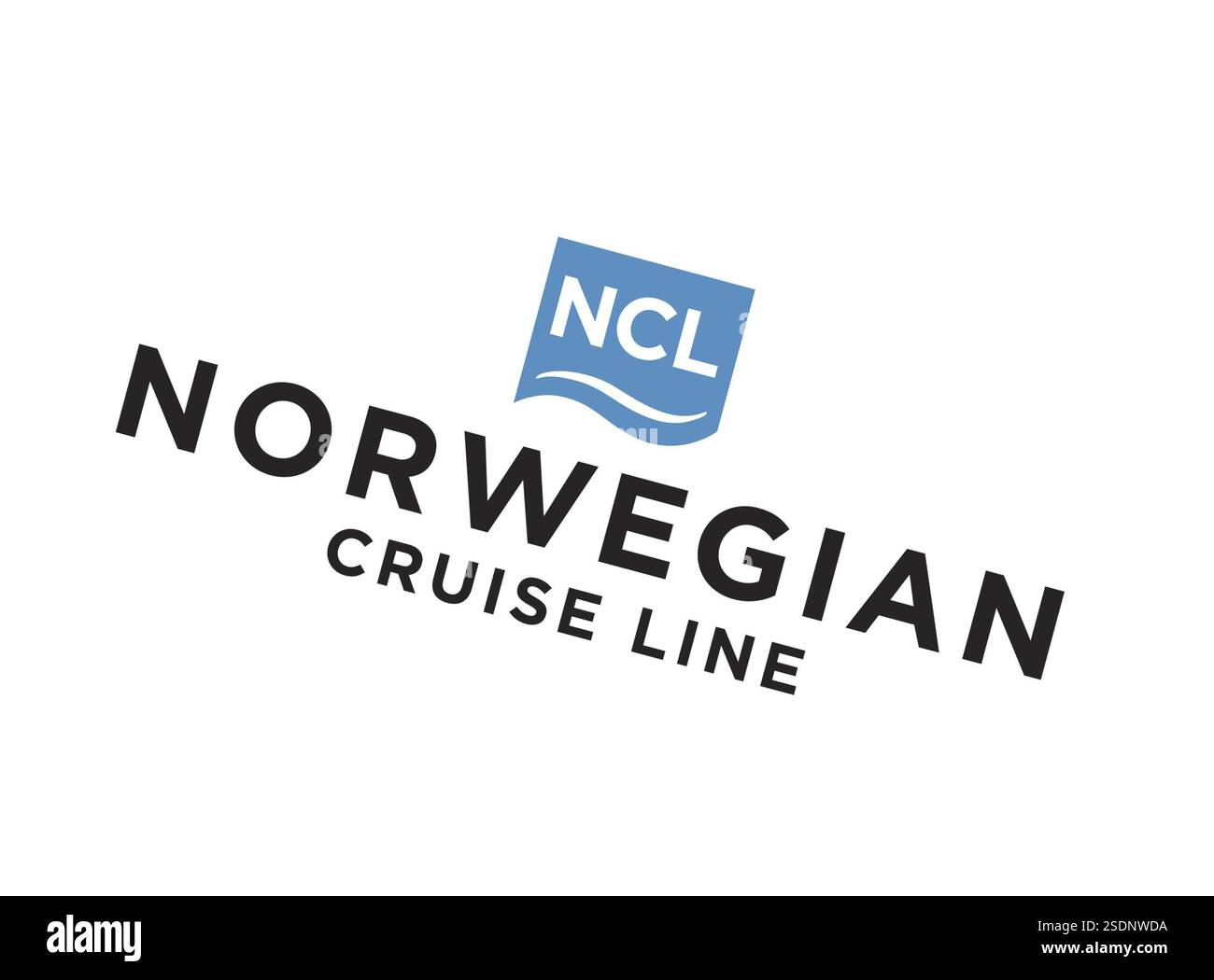 Rotated to right, Norwegian Cruise Line Logo, Logo Stock Photo - Alamy