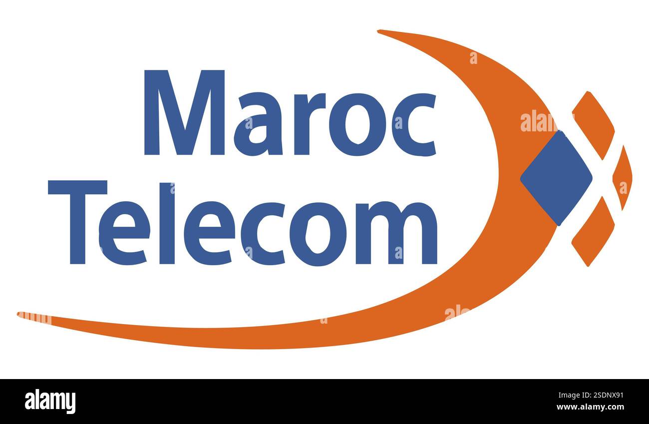 Maroc Telecom logo, Technology, Logo Stock Photo - Alamy
