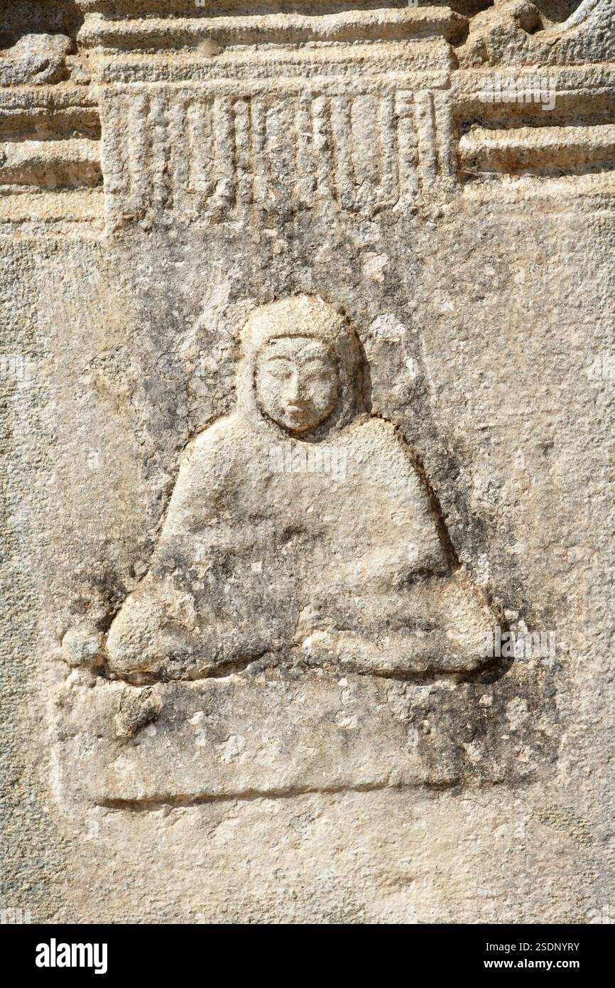 Statue carved in Vitthala temple complex, Hampi, Vijayanagar, UNESCO ...