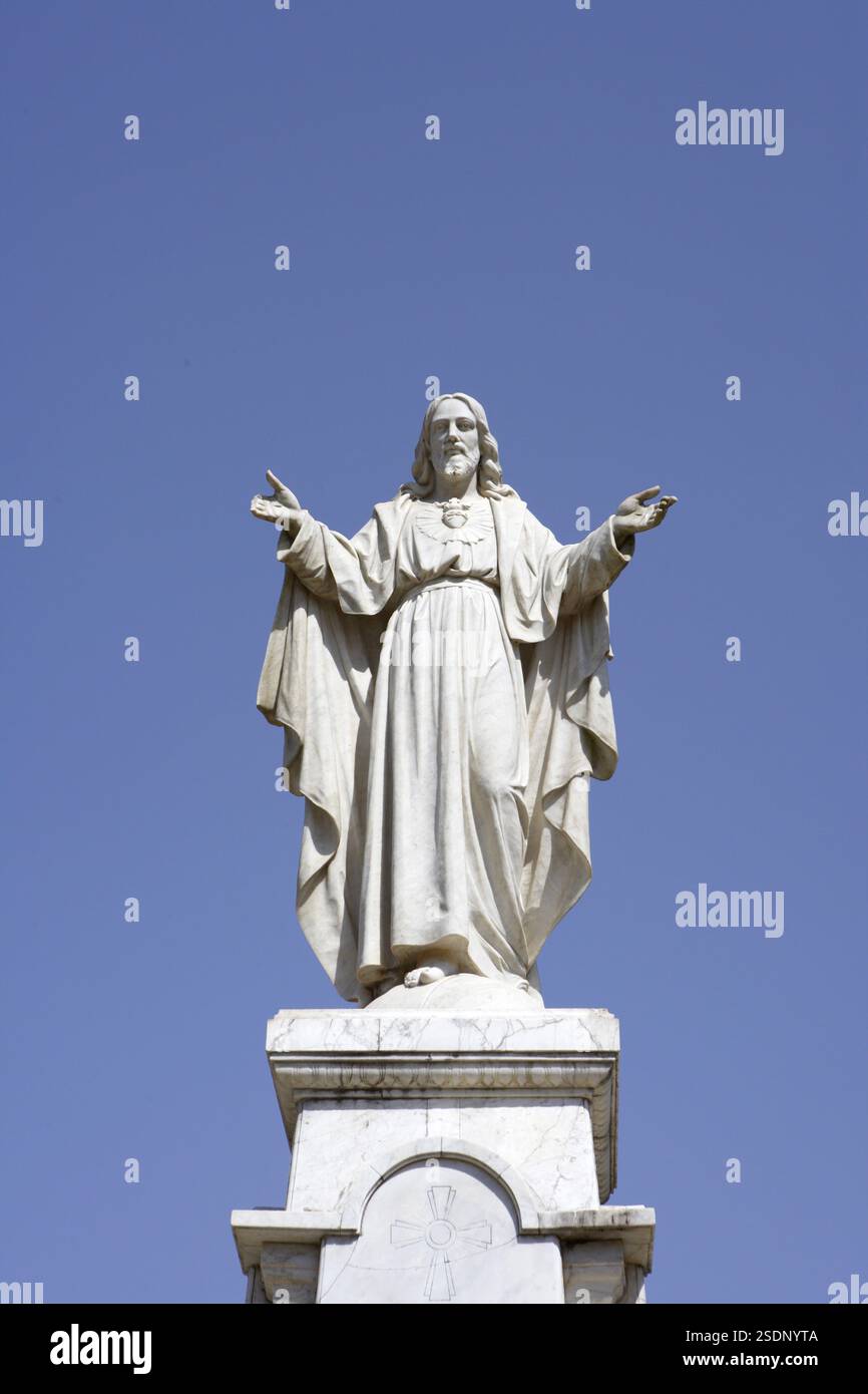Statue Of St. Christopher In Front Of Se Cathedral church, UNESCO World ...