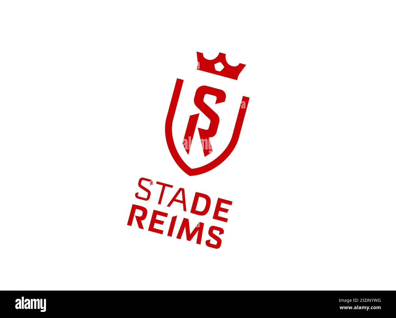 Rotated to right, Stade de Reims logo, Soccer, Logo Stock Photo - Alamy