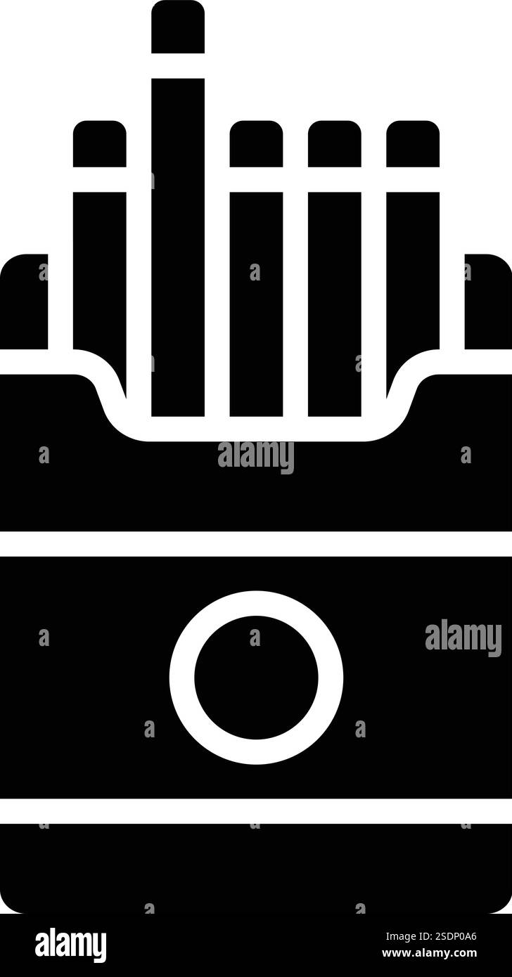 Smoking sign cigarette flat Cut Out Stock Images & Pictures - Alamy