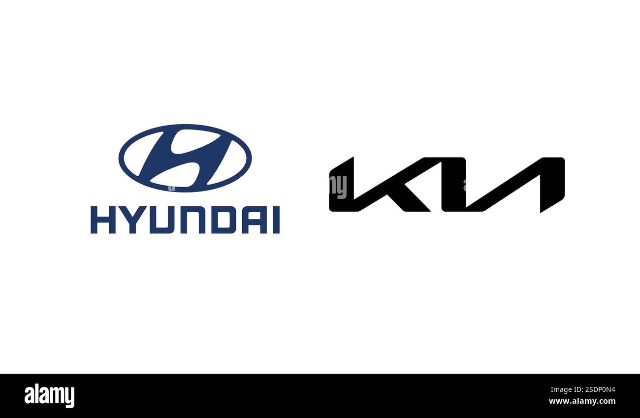 Hyundai Kia Automotive Group, Logo Stock Photo - Alamy