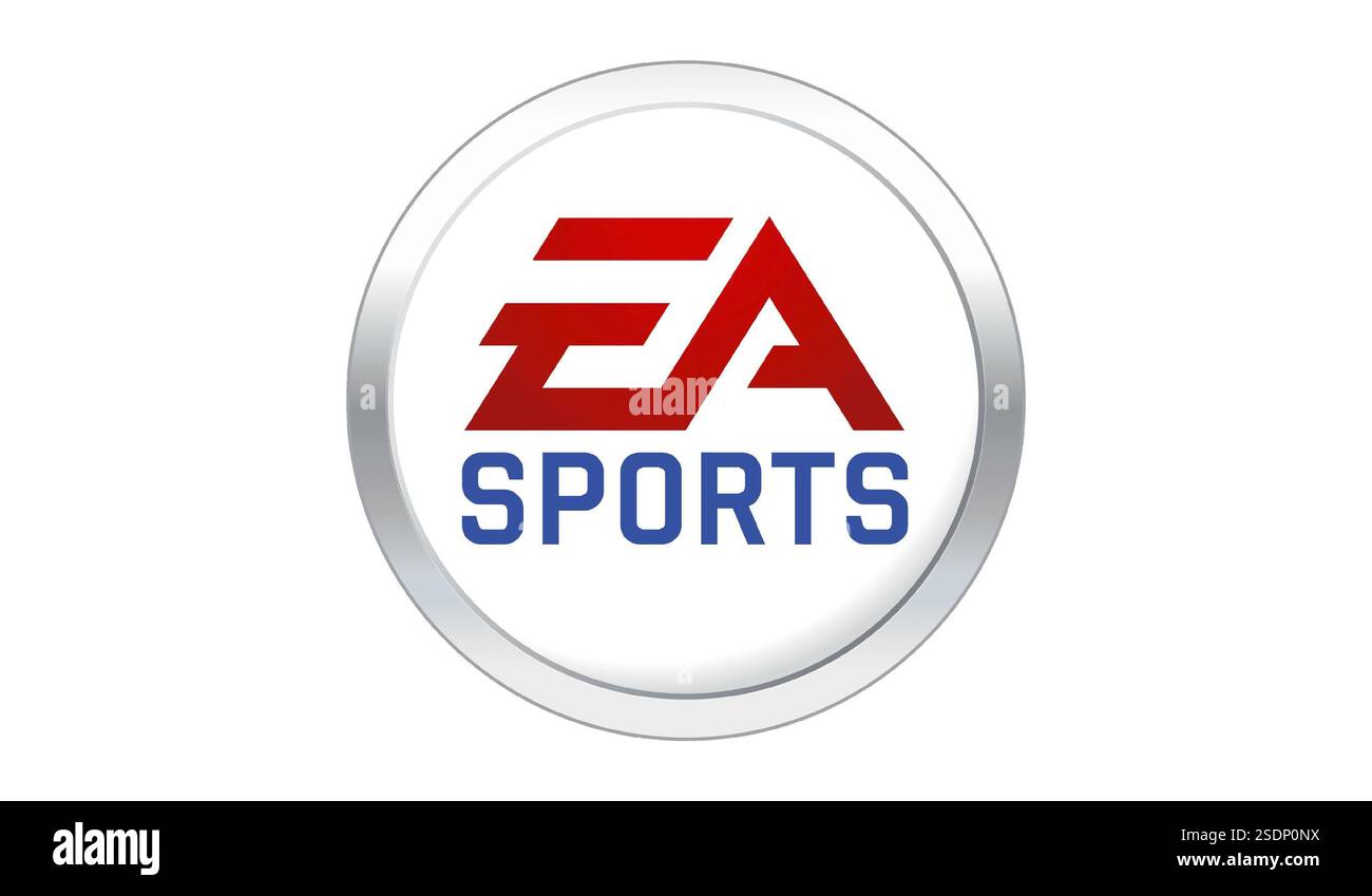 EA Sports Logo 2008, Games, Old Logo from 2008 Stock Photo - Alamy
