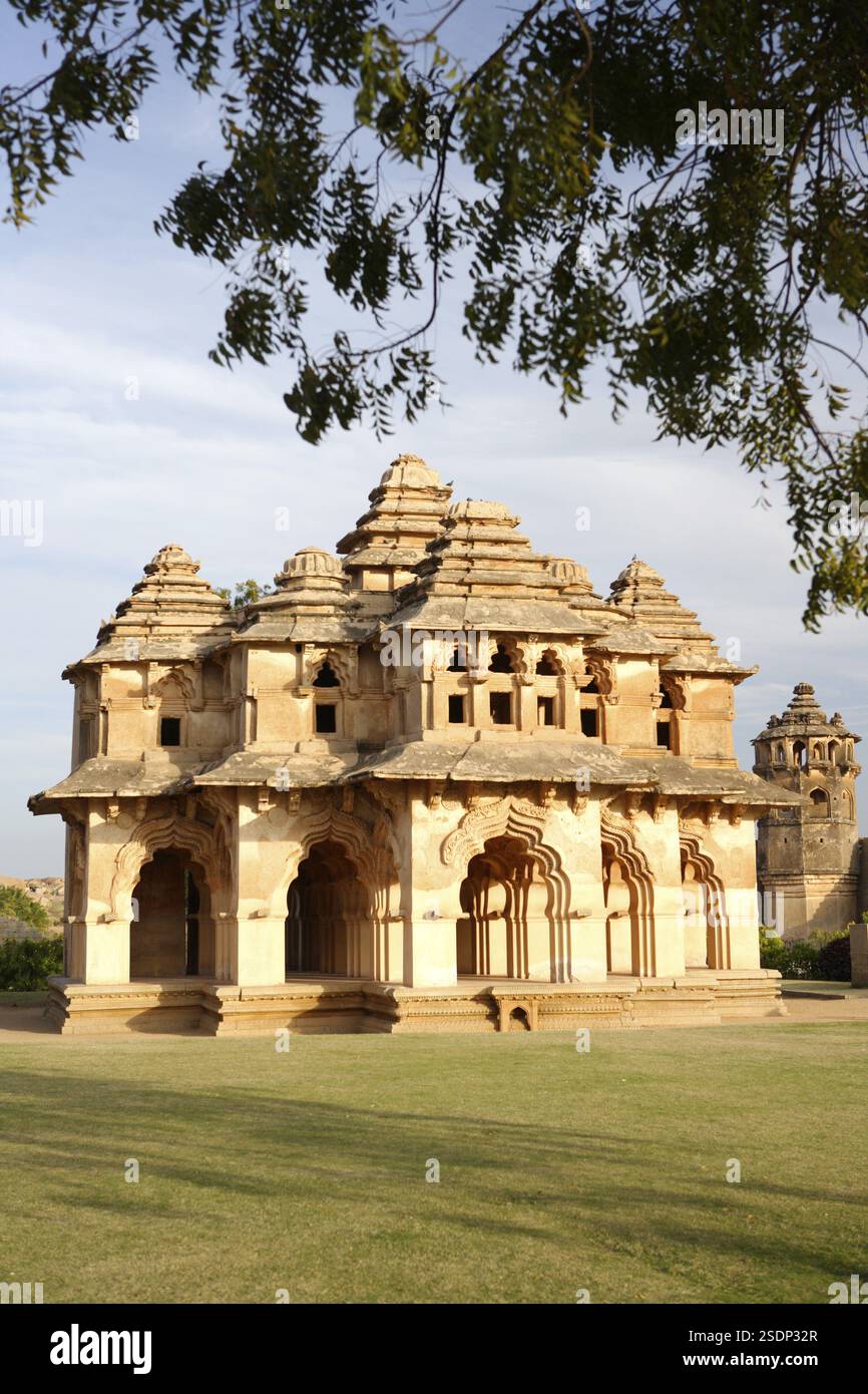 Lotus Mahal, Hampi, Vijayanagar, UNESCO World Heritage site, Deccan ...