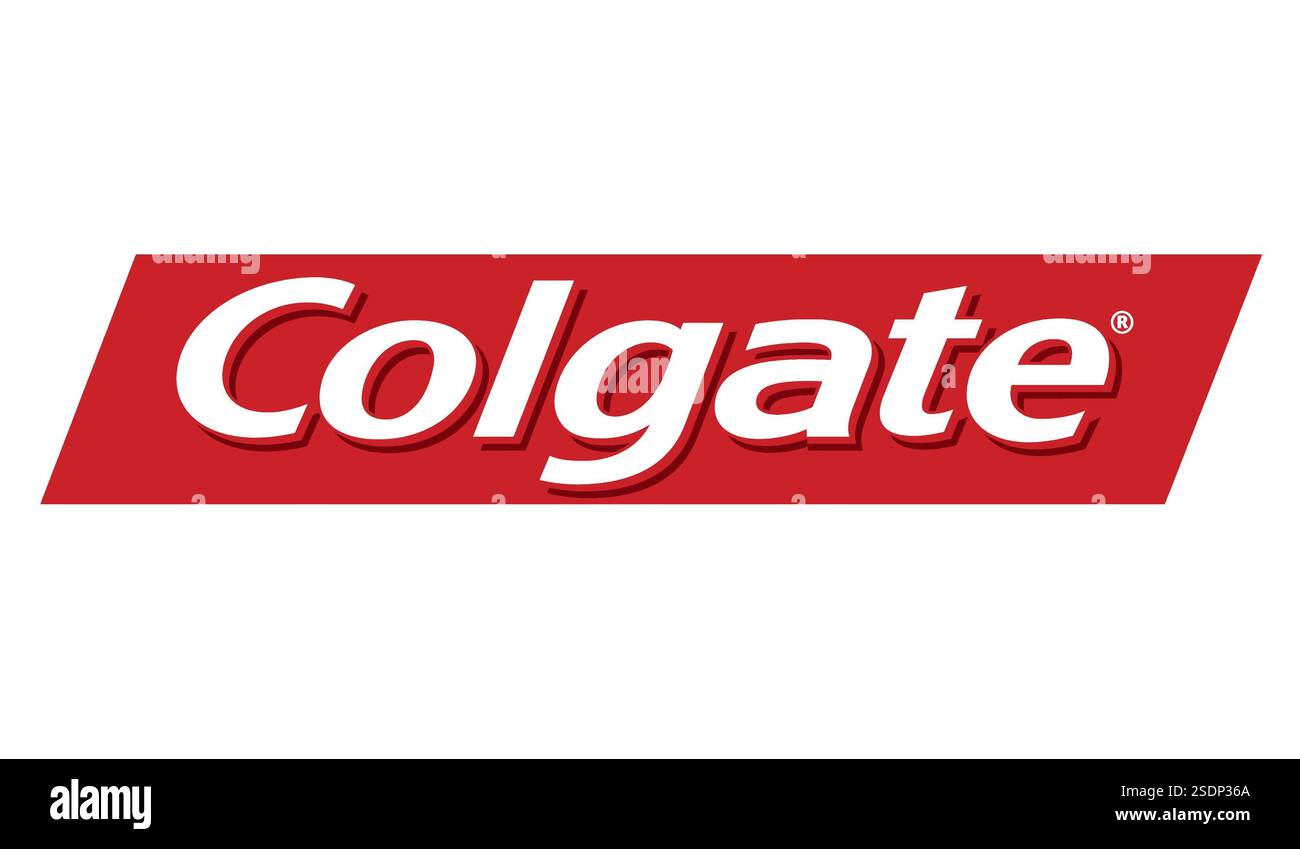 Colgate Logo 2004, Industrial, Old Logo from 2004 Stock Photo - Alamy