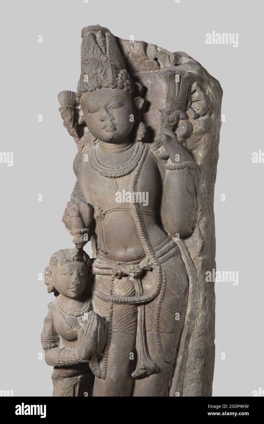 Vishnu Paricharak Purusha 11th century Kalchuri period Vaishnav cult ...