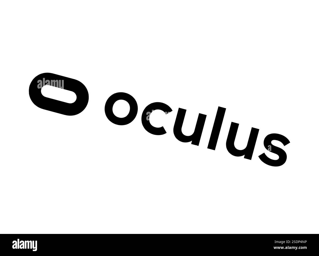 Rotated to right, Oculus Logo symbol 2021, Other companies, Historic Logo from 2021 Stock Photo ...