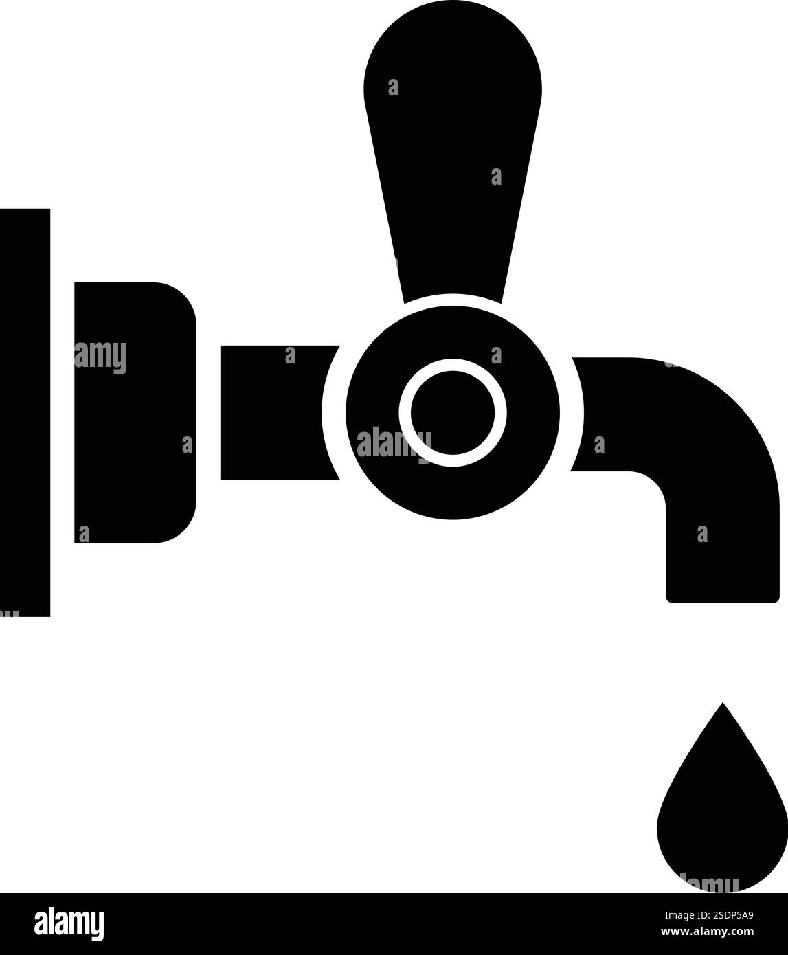 Modern faucet icon outline hi-res stock photography and images - Alamy