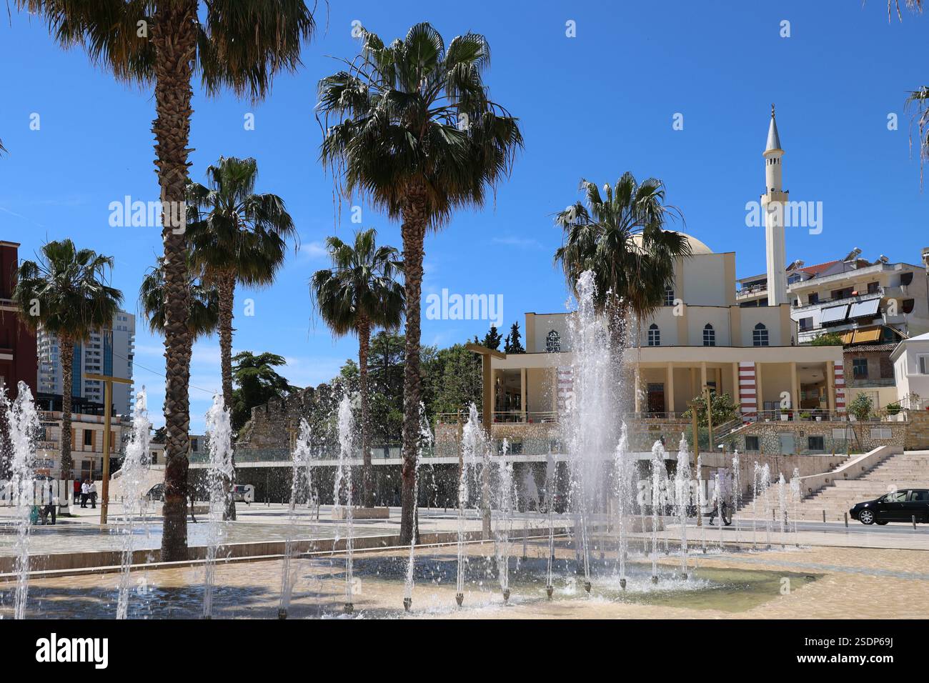 Fatih Mosque or Grand Mosque of Durres-Albania Stock Photo - Alamy