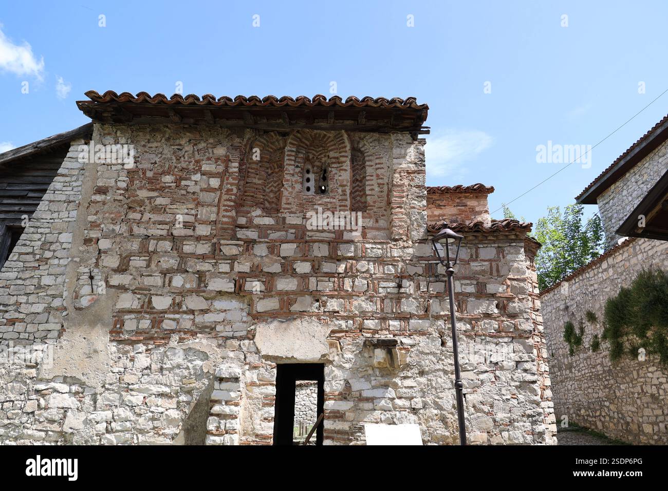 St. Mary of Blachernae Church in Berat-Kalaja Castle, Albania Stock ...