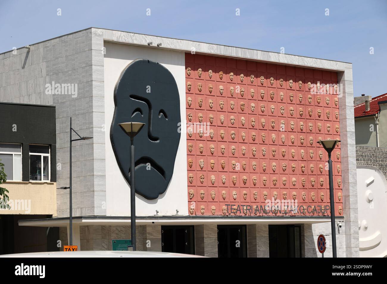 The Andon Zako Cajupi Theater Korca, Albania Stock Photo - Alamy
