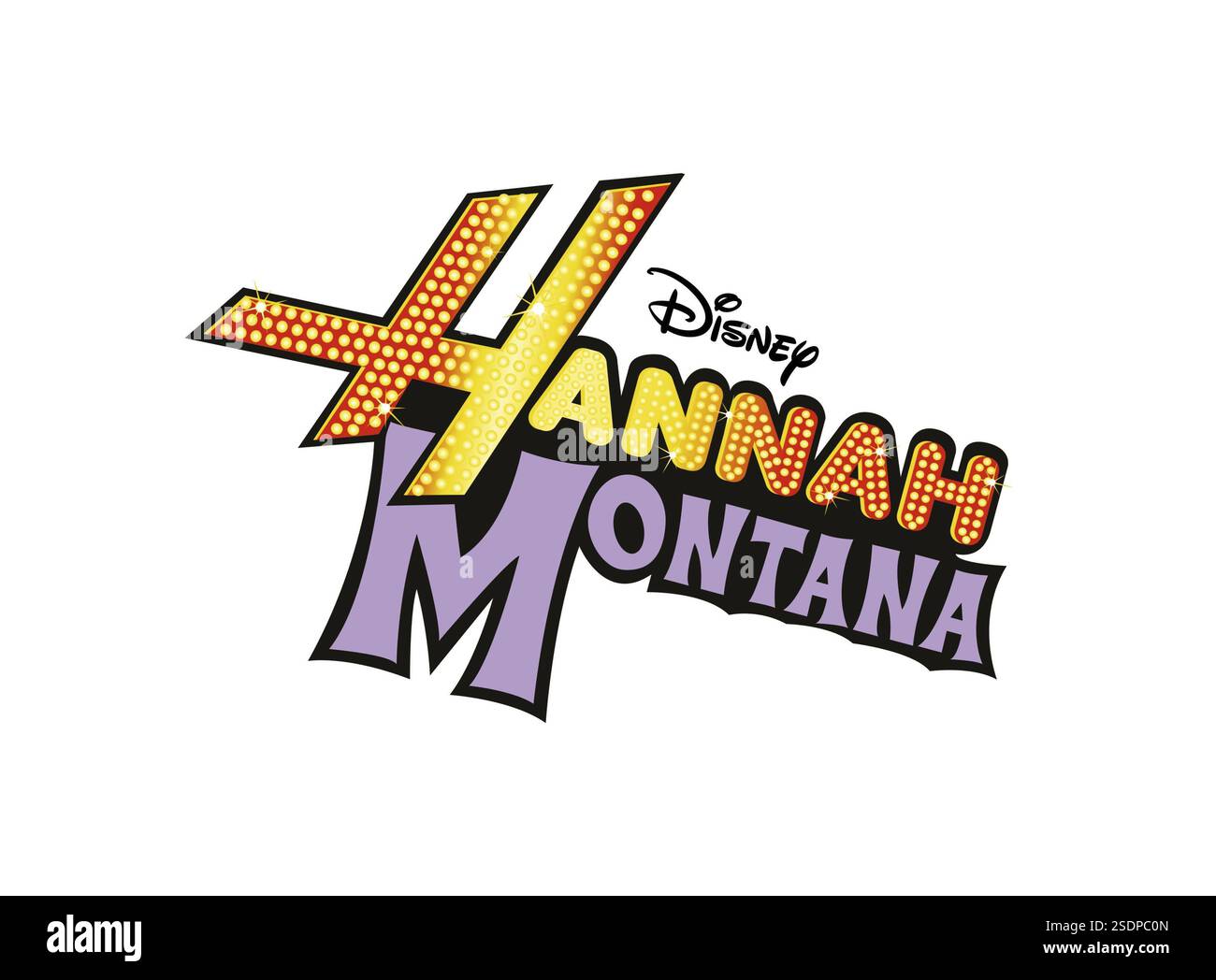 Rotated to right, Hannah Montana Logo 2006, Mediatv, Historic Logo from ...