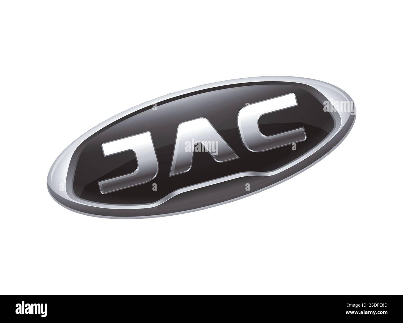 Turned to the left, JAC logo, car, logo Stock Photo - Alamy