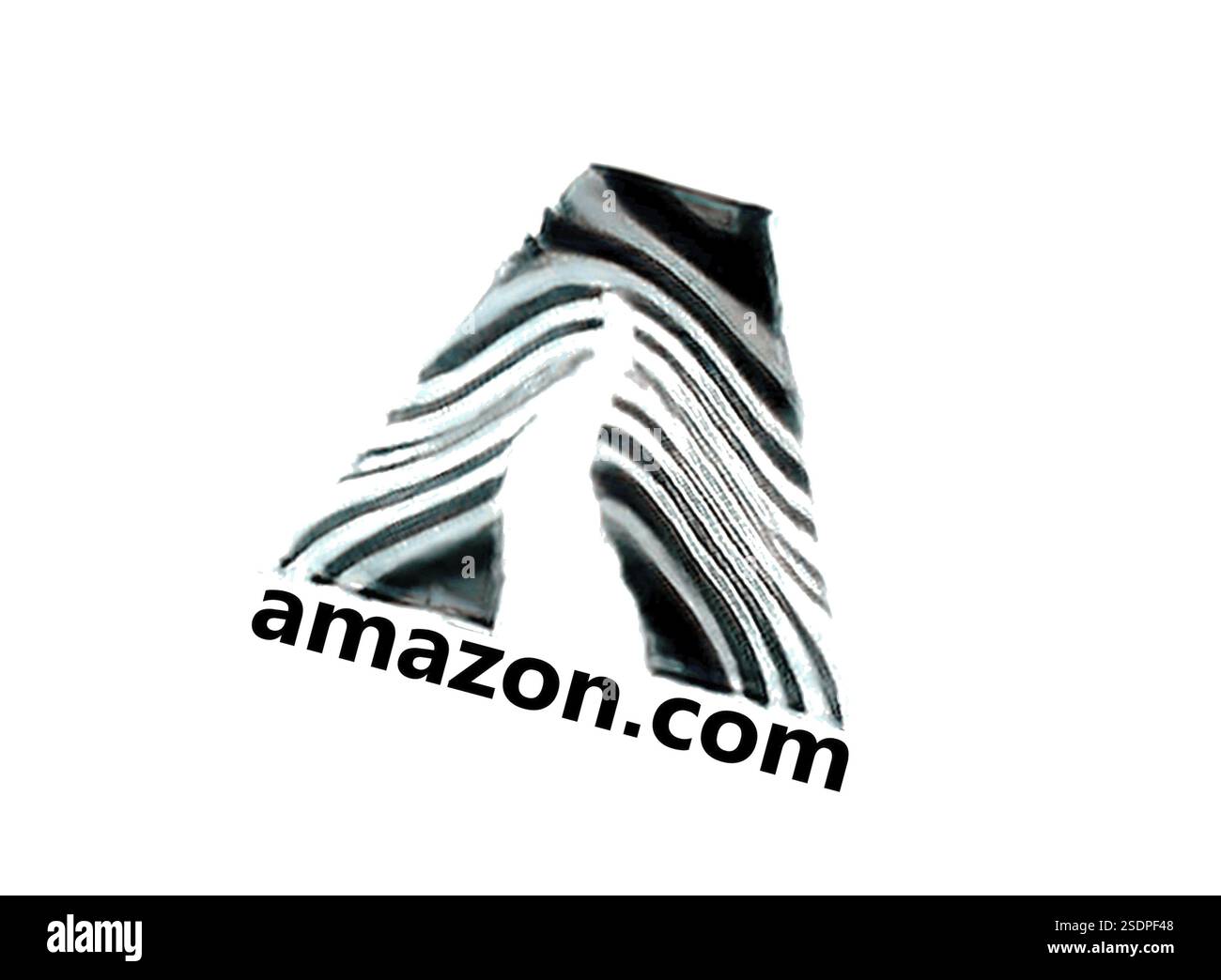 Rotated to right, Amazon Logo 1997, Internet, Old Logo from 1997 Stock ...