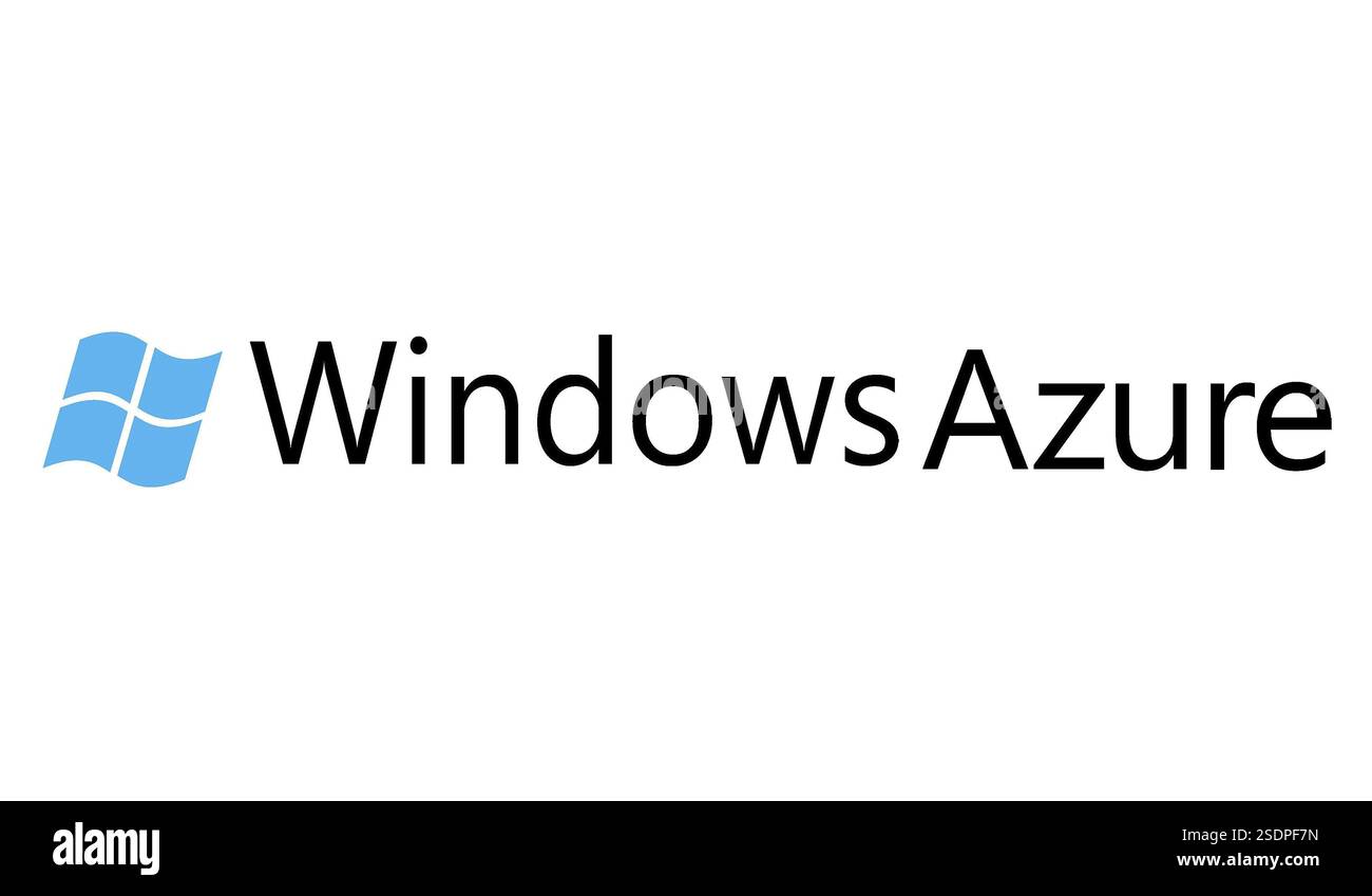Microsoft Azure Logo 2011, Internet, Old Logo from 2011 Stock Photo - Alamy