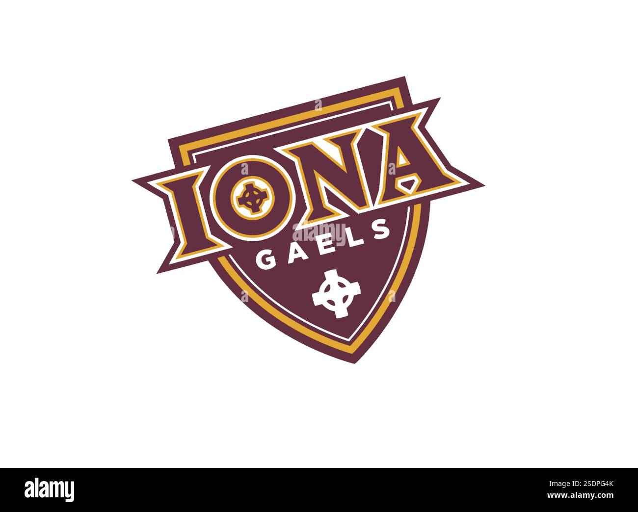 Turned to the left, Iona Gael's logo, American colleges ncaa, logo ...