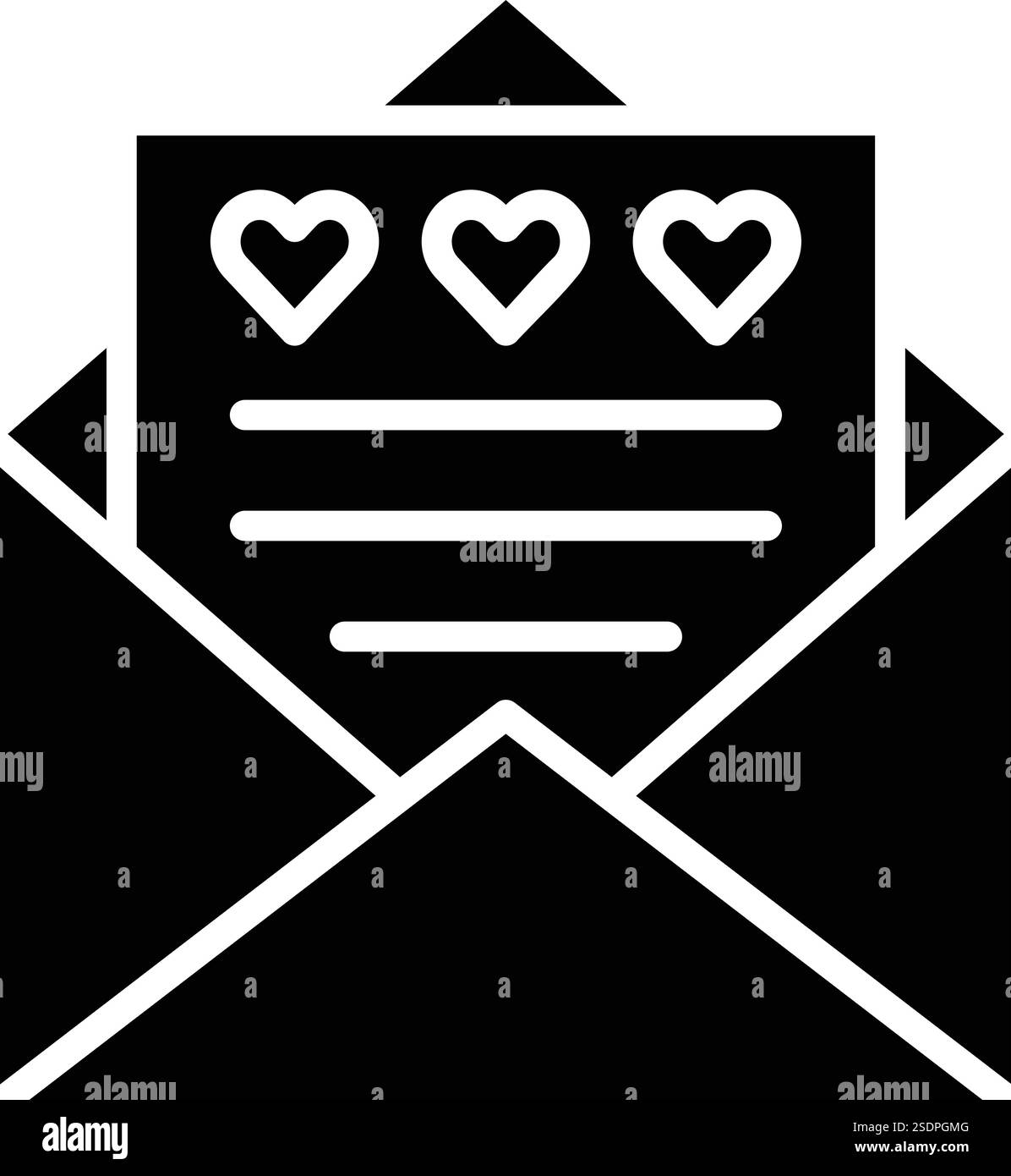 Invitation Vector Icon Design Illustration Stock Vector Image & Art - Alamy