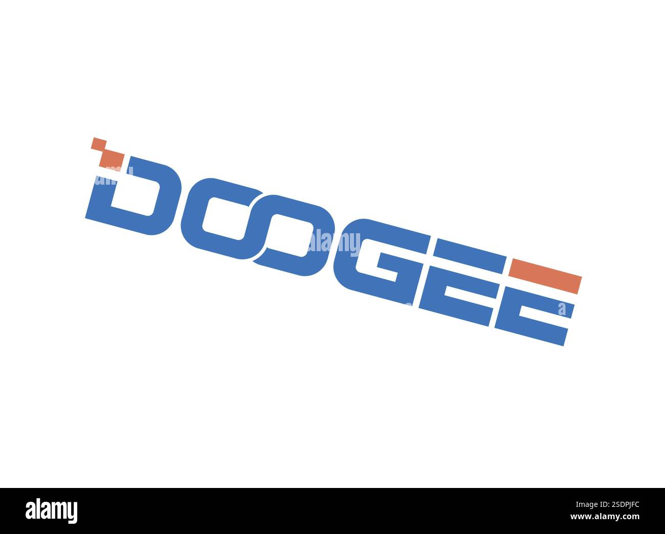 Rotated to right, Doogee Logo, Technology, Logo Stock Photo - Alamy