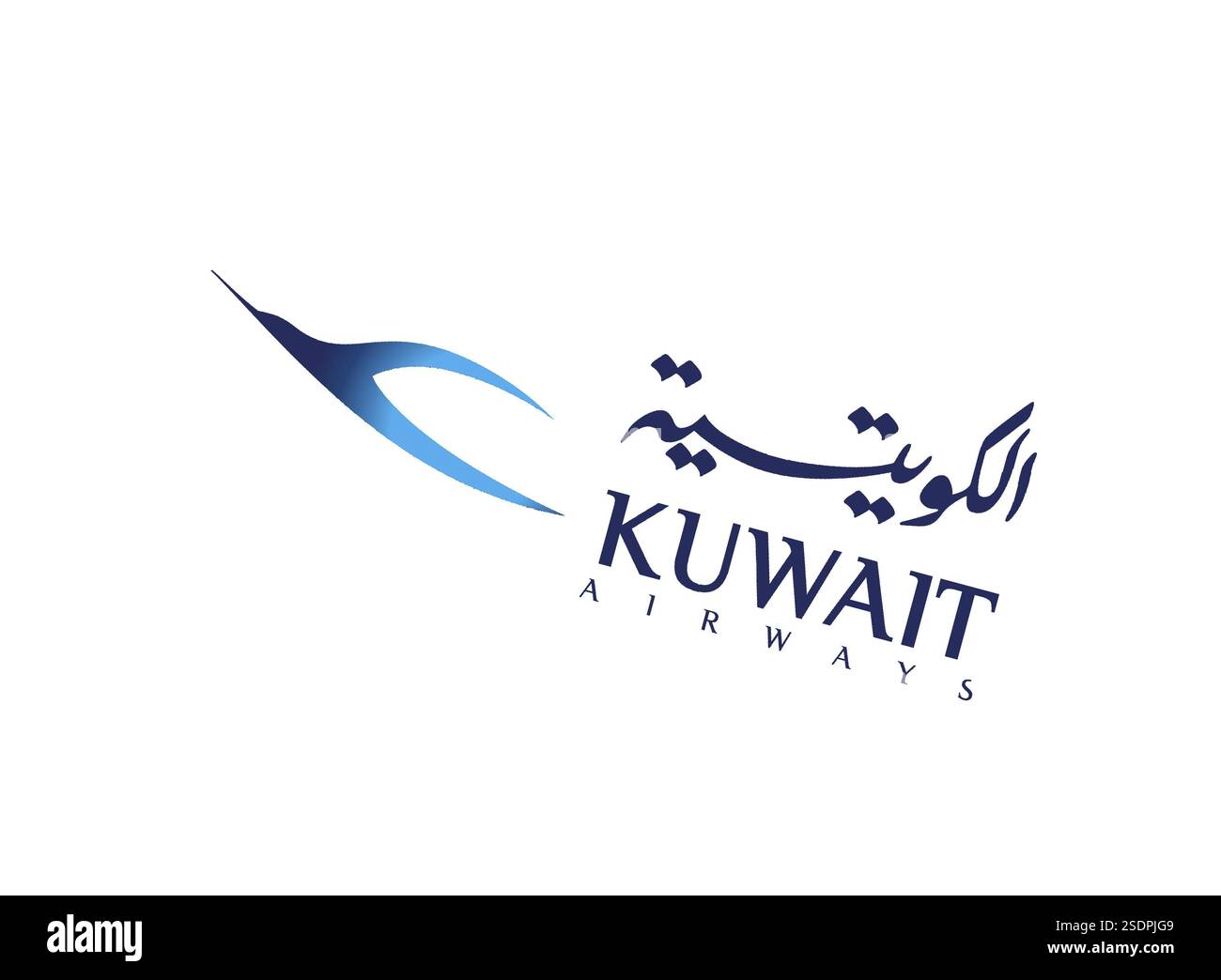 Rotated to right, Kuwait Airways Logo, Airline, Logo Stock Photo - Alamy