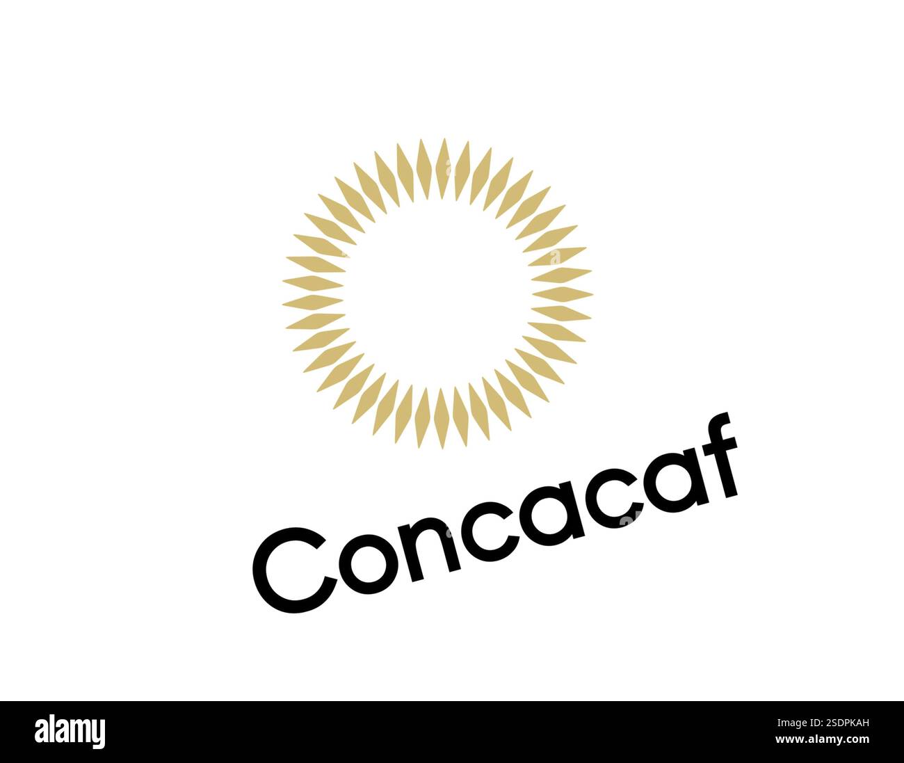 Rotated to left, Concacaf logo, Sports leagues, Logo Stock Photo - Alamy