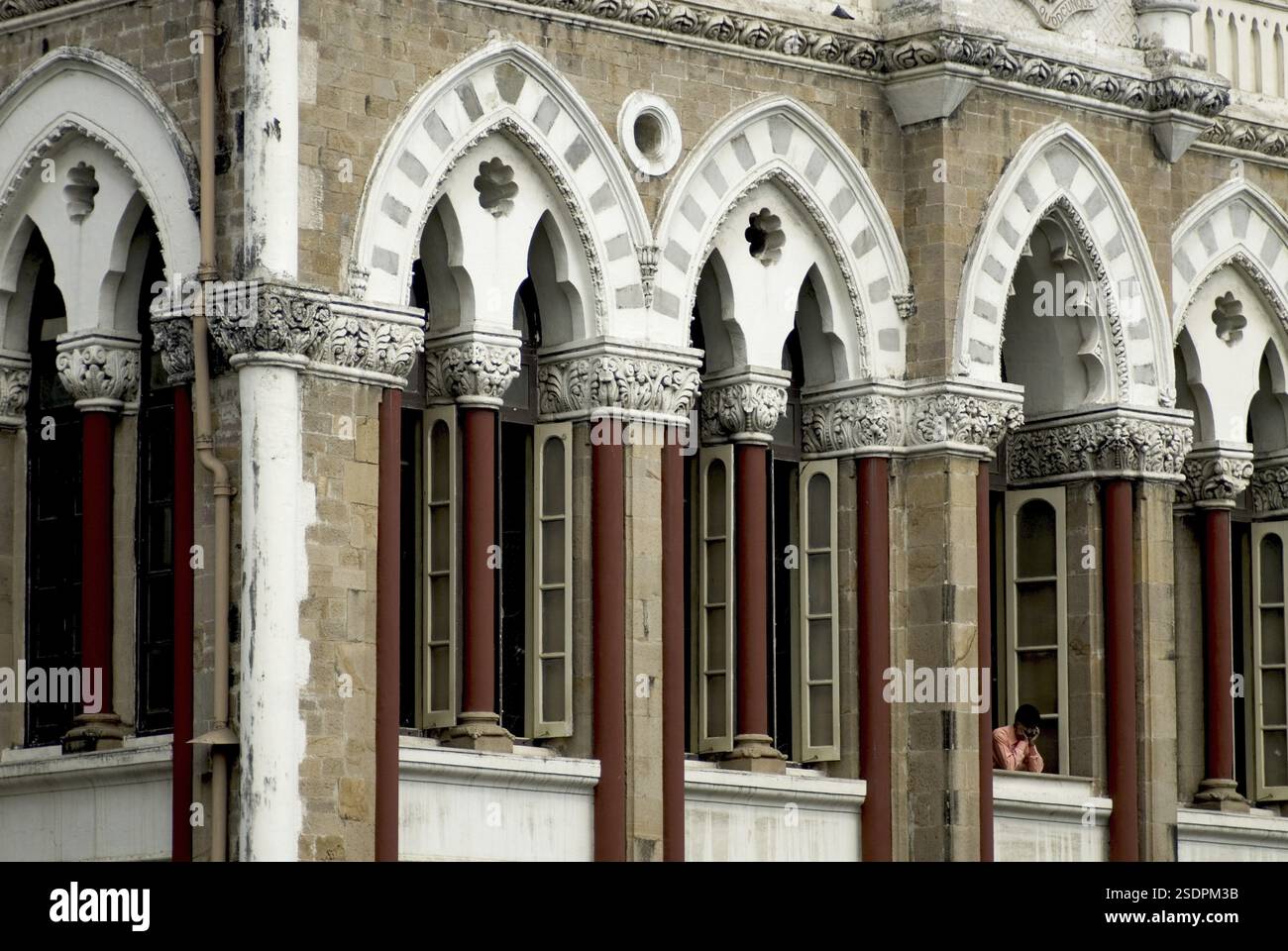 Old building front in Bombay Mumbai, Maharashtra, India, Asia Stock ...