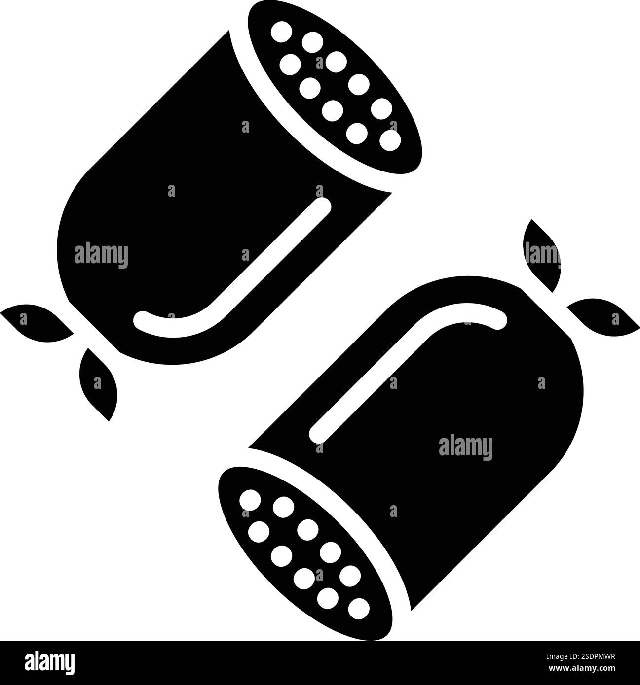 Salami meat icon Black and White Stock Photos & Images - Alamy