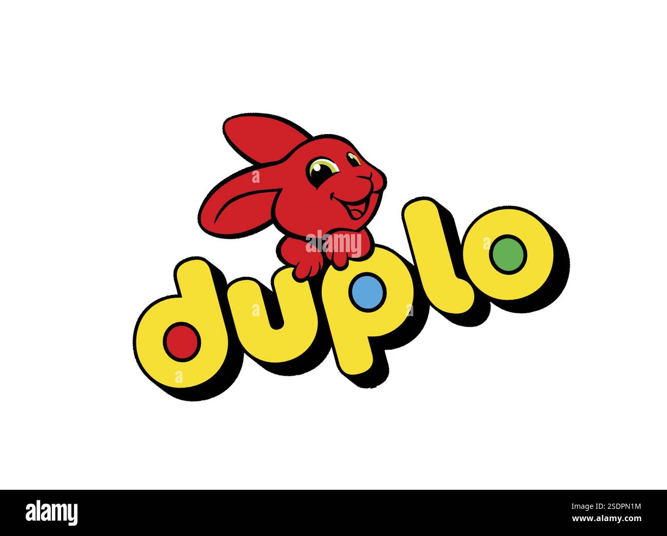 Rotated to left, Duplo Logo, Logo Stock Photo - Alamy