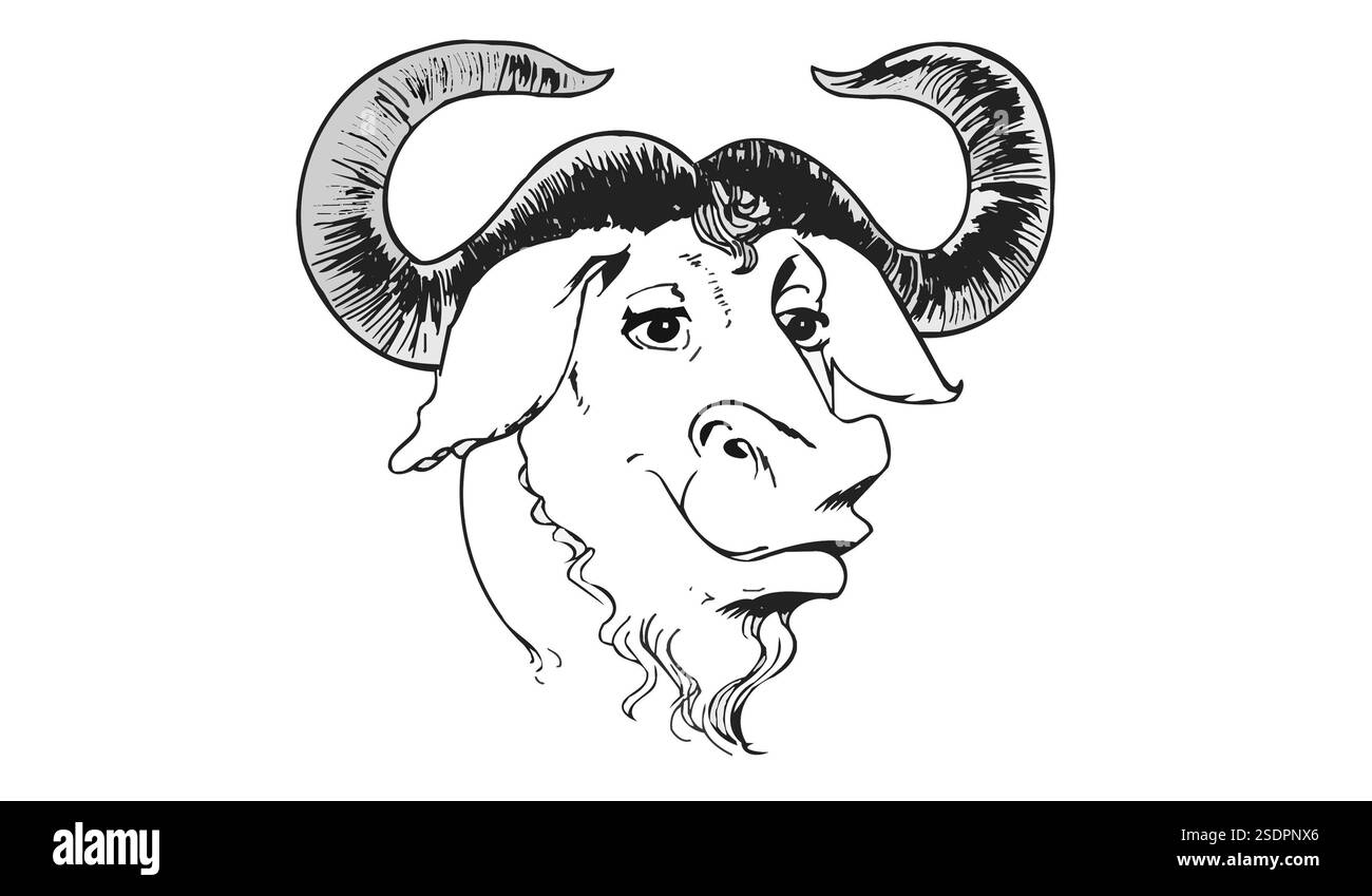 One gnu Cut Out Stock Images & Pictures - Alamy