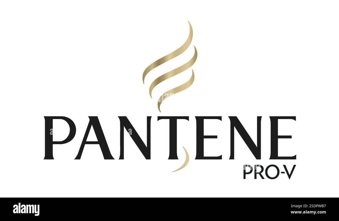 Pantene Logo 2012, Cosmetics, Old Logo from 2012 Stock Photo - Alamy