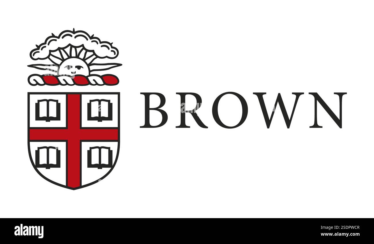 Brown University Logo, Education, Logo Stock Photo - Alamy