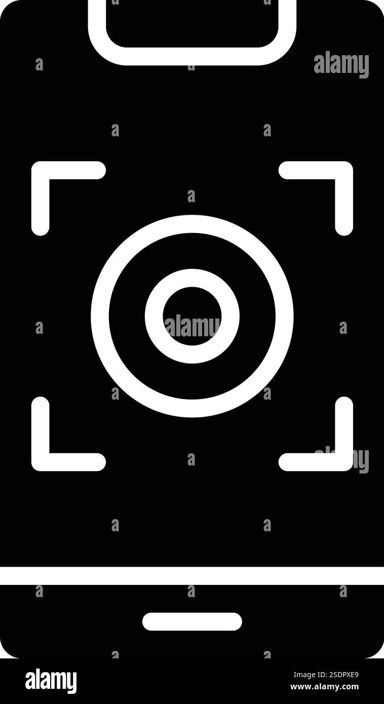 Record mobile icon Cut Out Stock Images & Pictures - Alamy