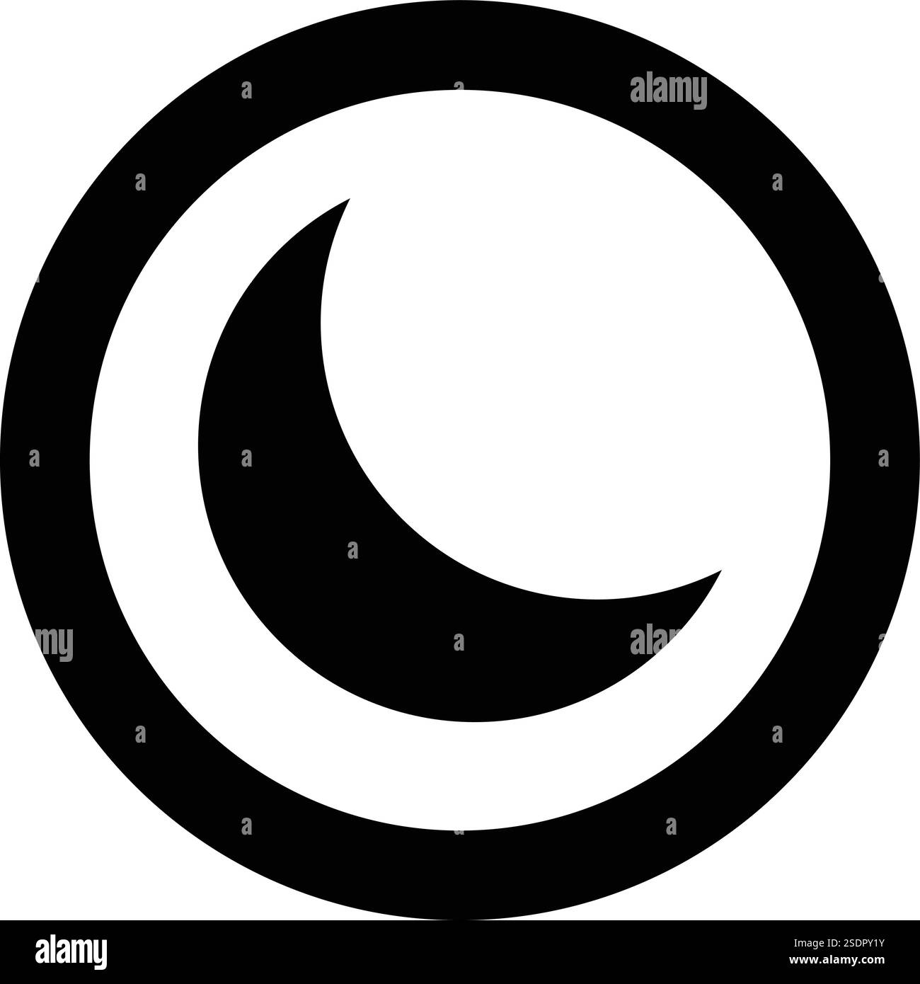 Night mode Vector Icon Design Illustration Stock Vector Image & Art - Alamy