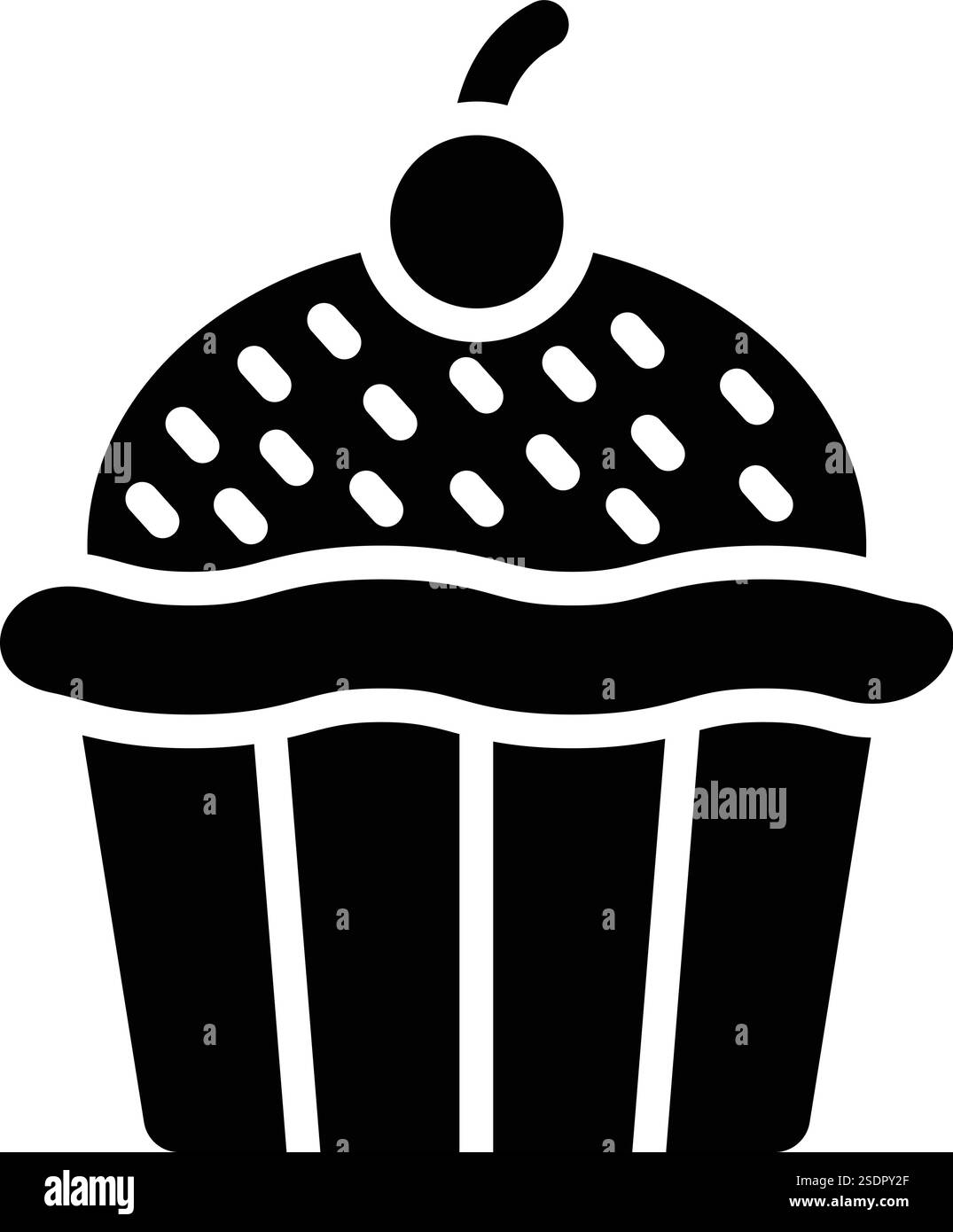 Dessert illustration for social media Stock Vector Images - Alamy