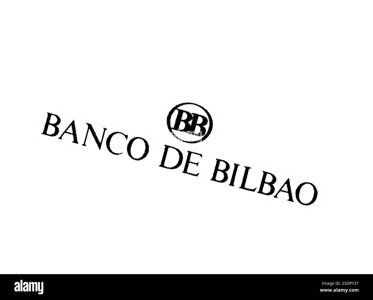 Rotated to right, BBVA Logo 1857, Finance, Old Logo from 1857 Stock ...