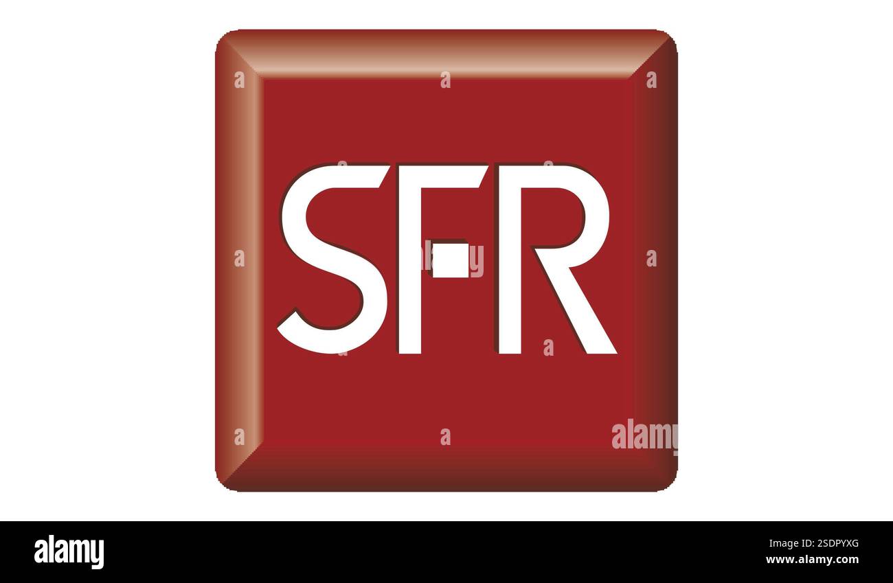 SFR Logo 1999, Internet, Old Logo from 1999 Stock Photo - Alamy