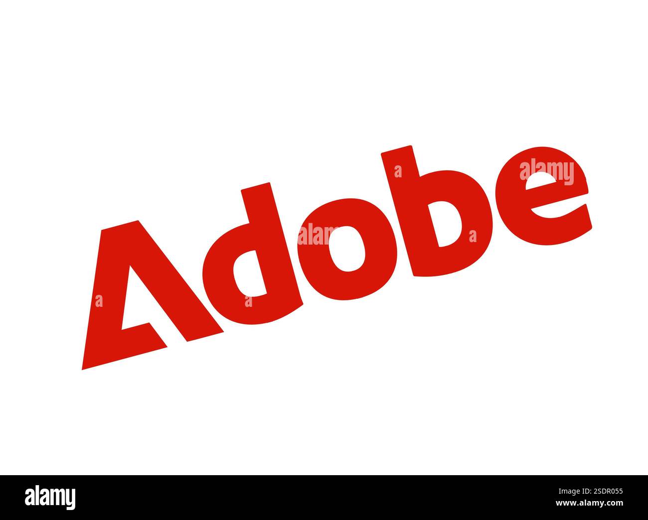 Rotated to left, Adobe Logo 2022, Software, Old Logo from 2022 Stock ...