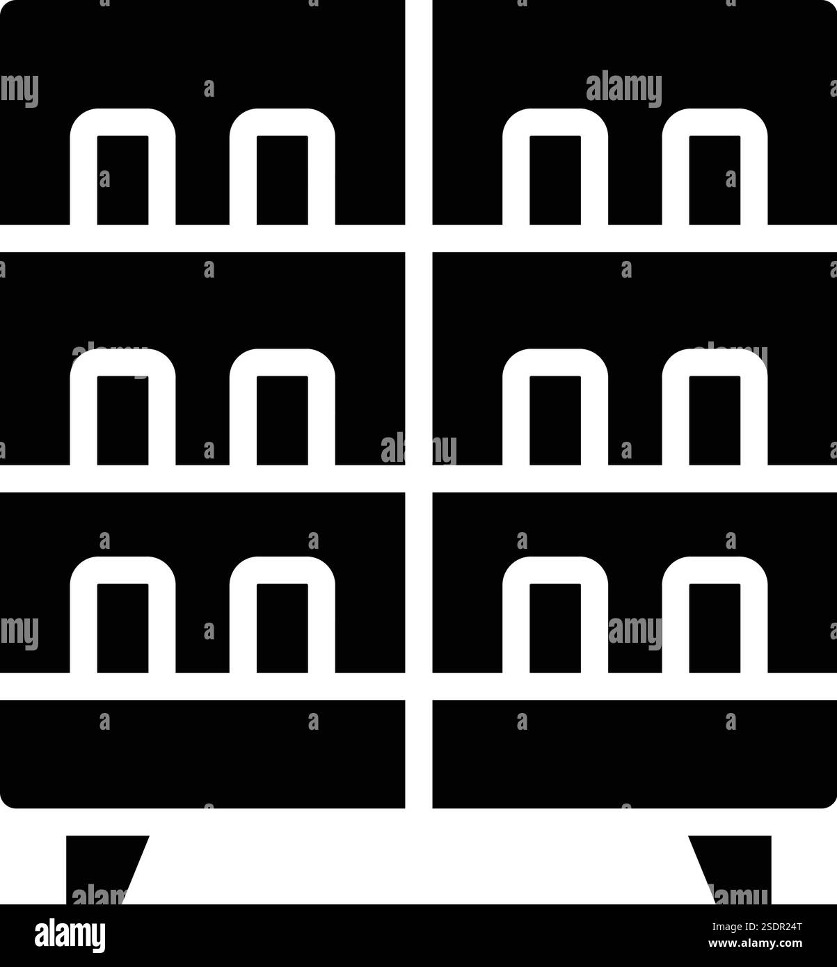 Store shelf display vector vectors Cut Out Stock Images & Pictures - Alamy