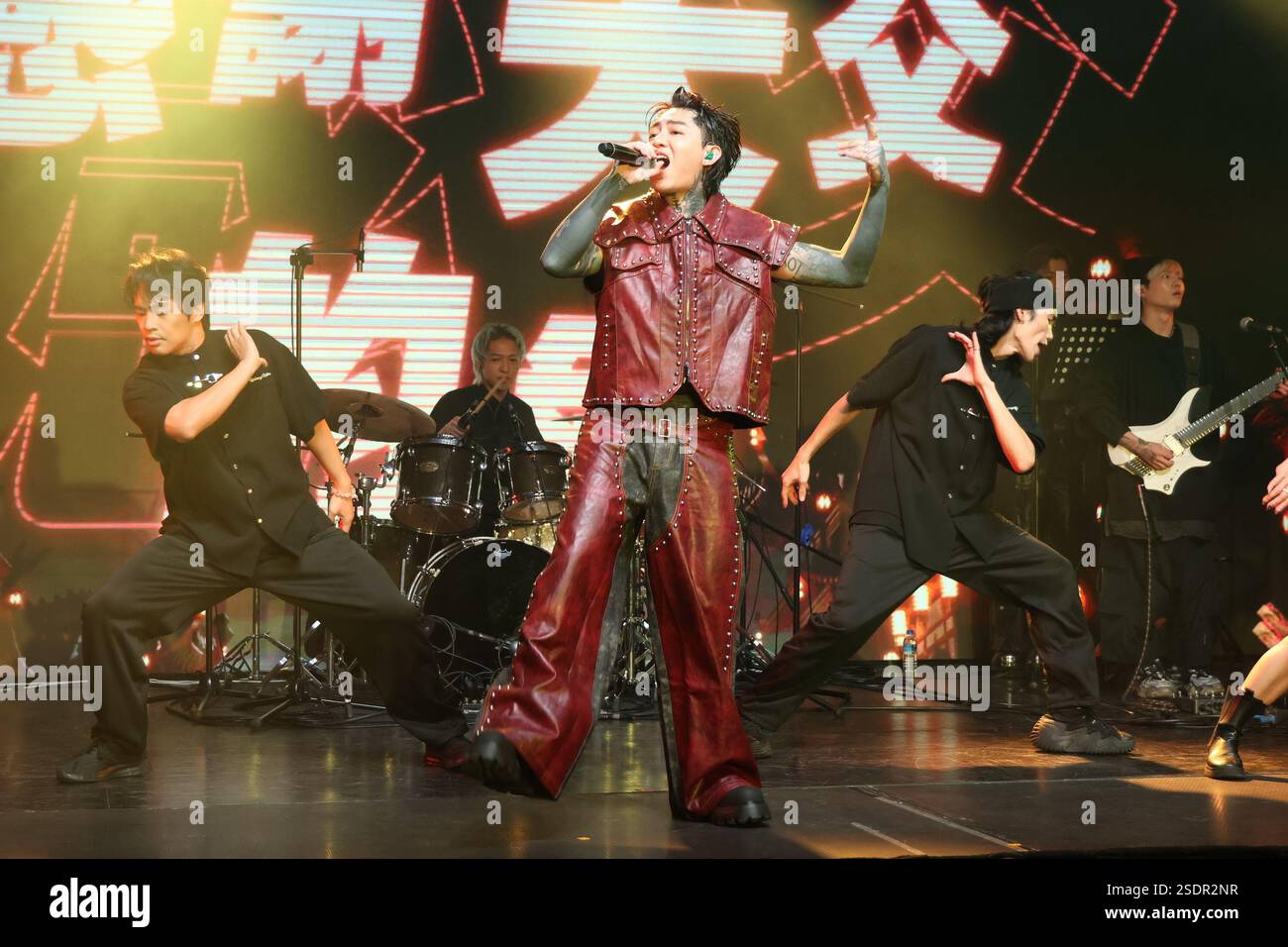 TAIPEI, CHINA - FEBRUARY 8, 2025 - Taiwanese singer R chord's Taipei ...