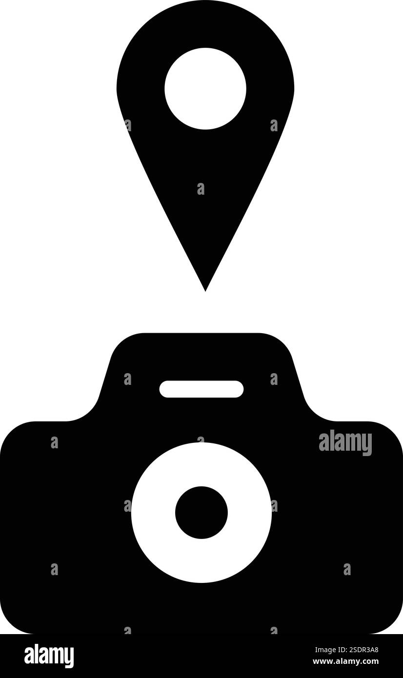 Location Vector Icon Design Illustration Stock Vector Image & Art - Alamy