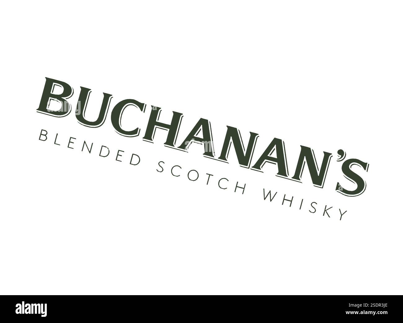 Turned to the right, Buchanan's Scotch Whisky logo, drink, logo Stock ...