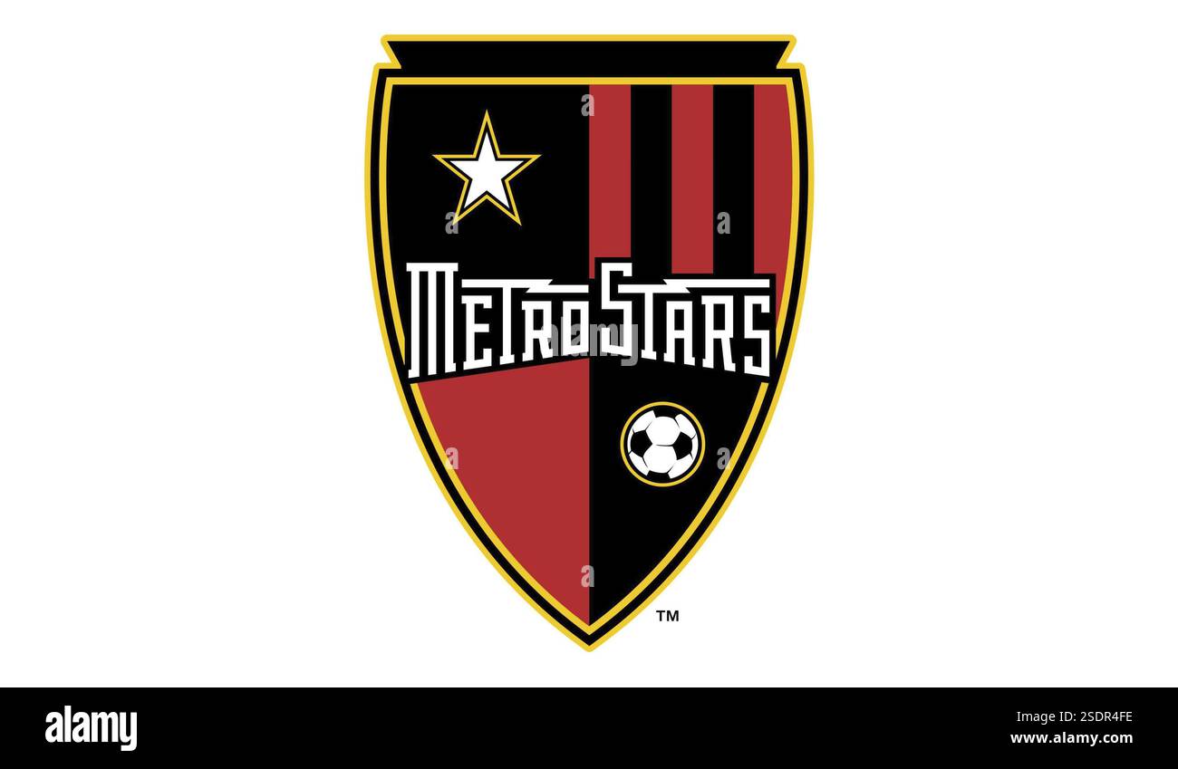 New York Red Bulls 2002, Soccer, Old Logo from 2002 Stock Photo - Alamy