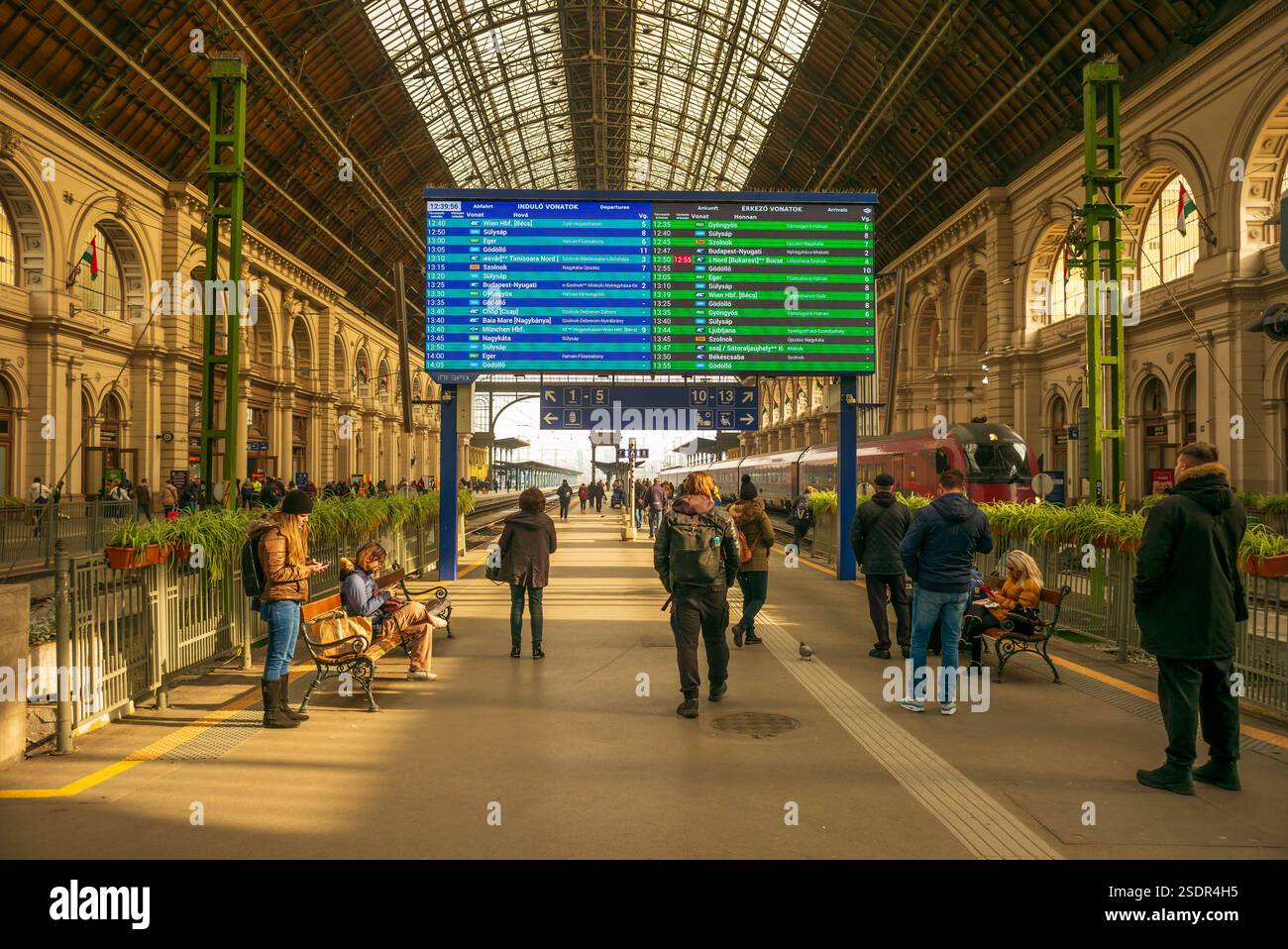Budapest, Hungary, 04 feb 2025, keleti railway station *** Budapest ...