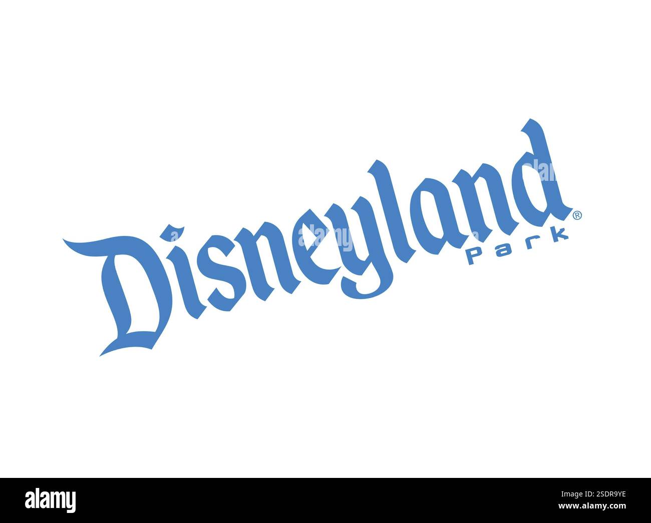 Rotated to left, Disneyland Logo, Logo Stock Photo - Alamy