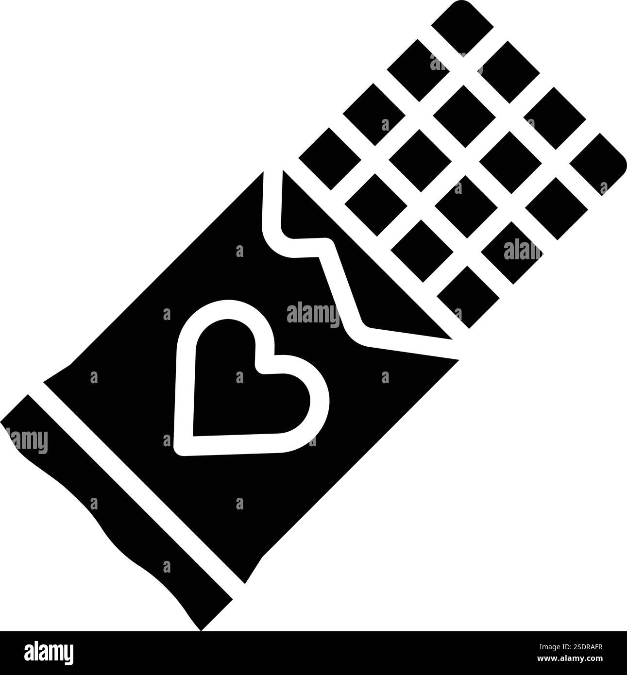 Chocolate Bar Vector Icon Design Illustration Stock Vector Image & Art ...