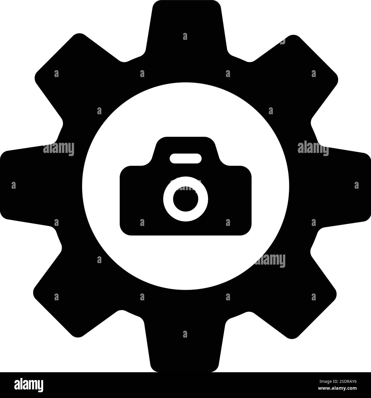Setting Vector Icon Design Illustration Stock Vector Image & Art - Alamy