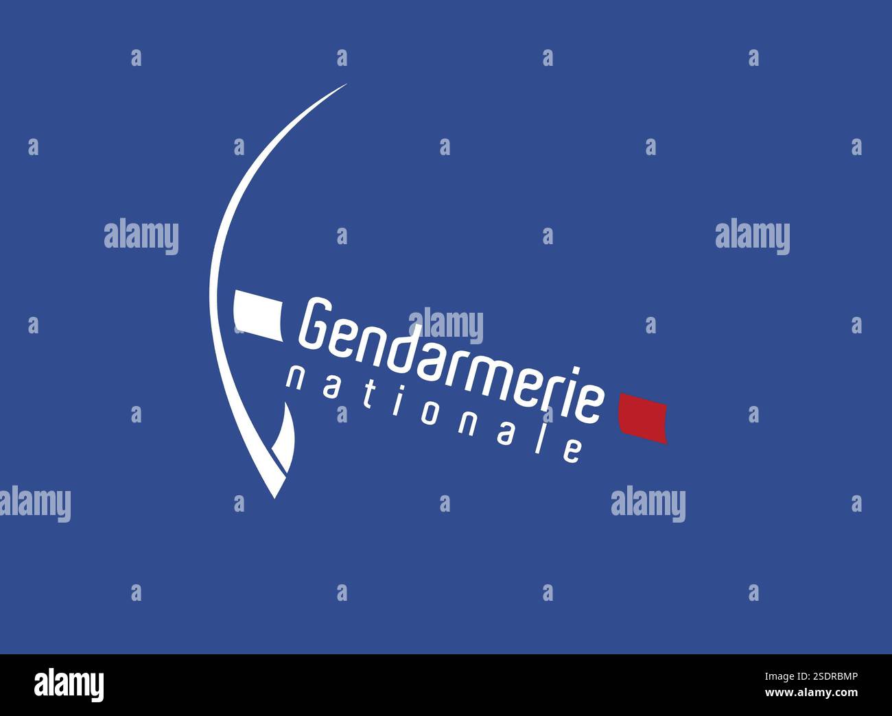 Rotated to right, Gendarmerie Symbol, Organization, Logo Stock Photo ...
