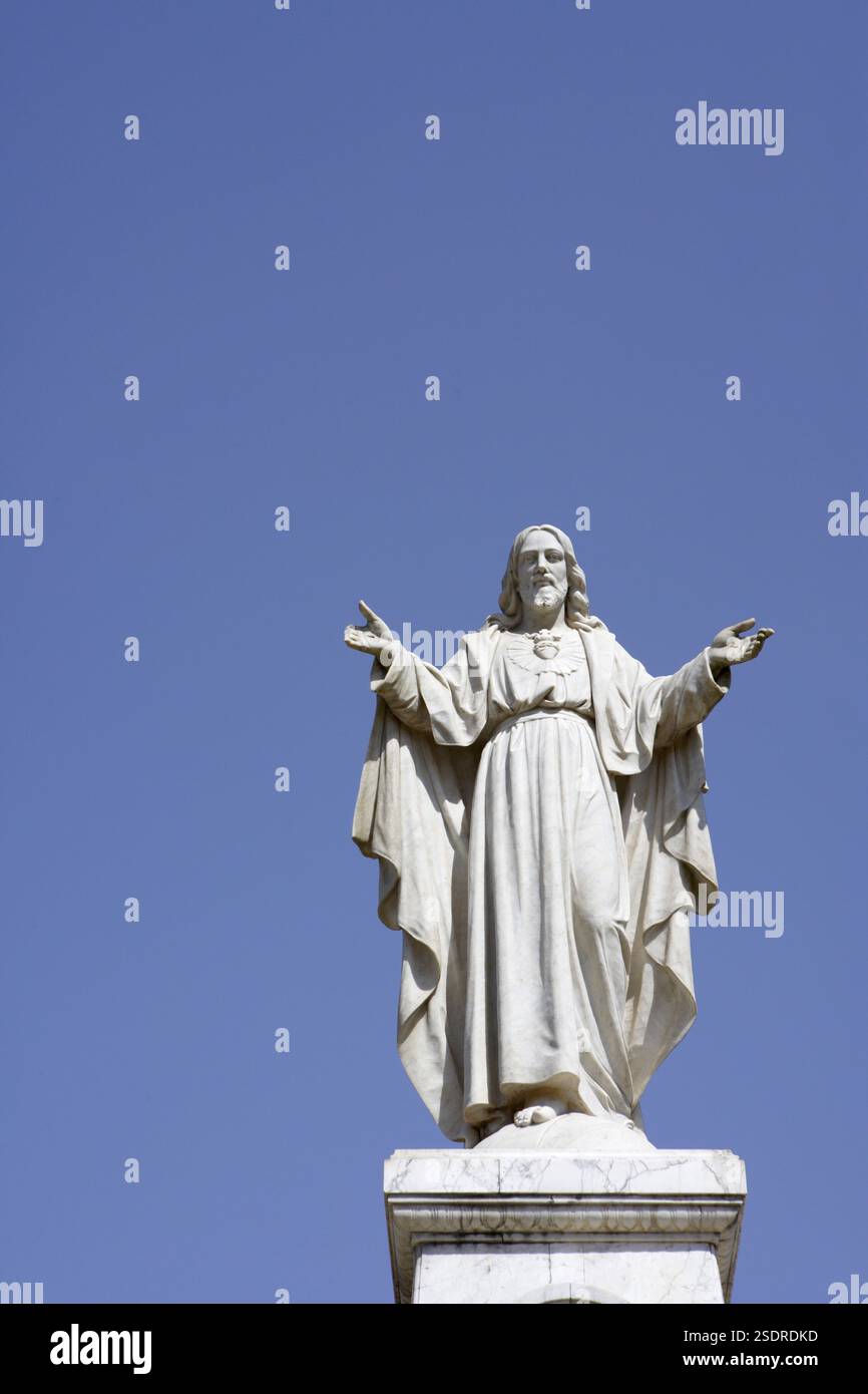 Statue Of St. Christopher In Front Of Se Cathedral church, UNESCO World ...