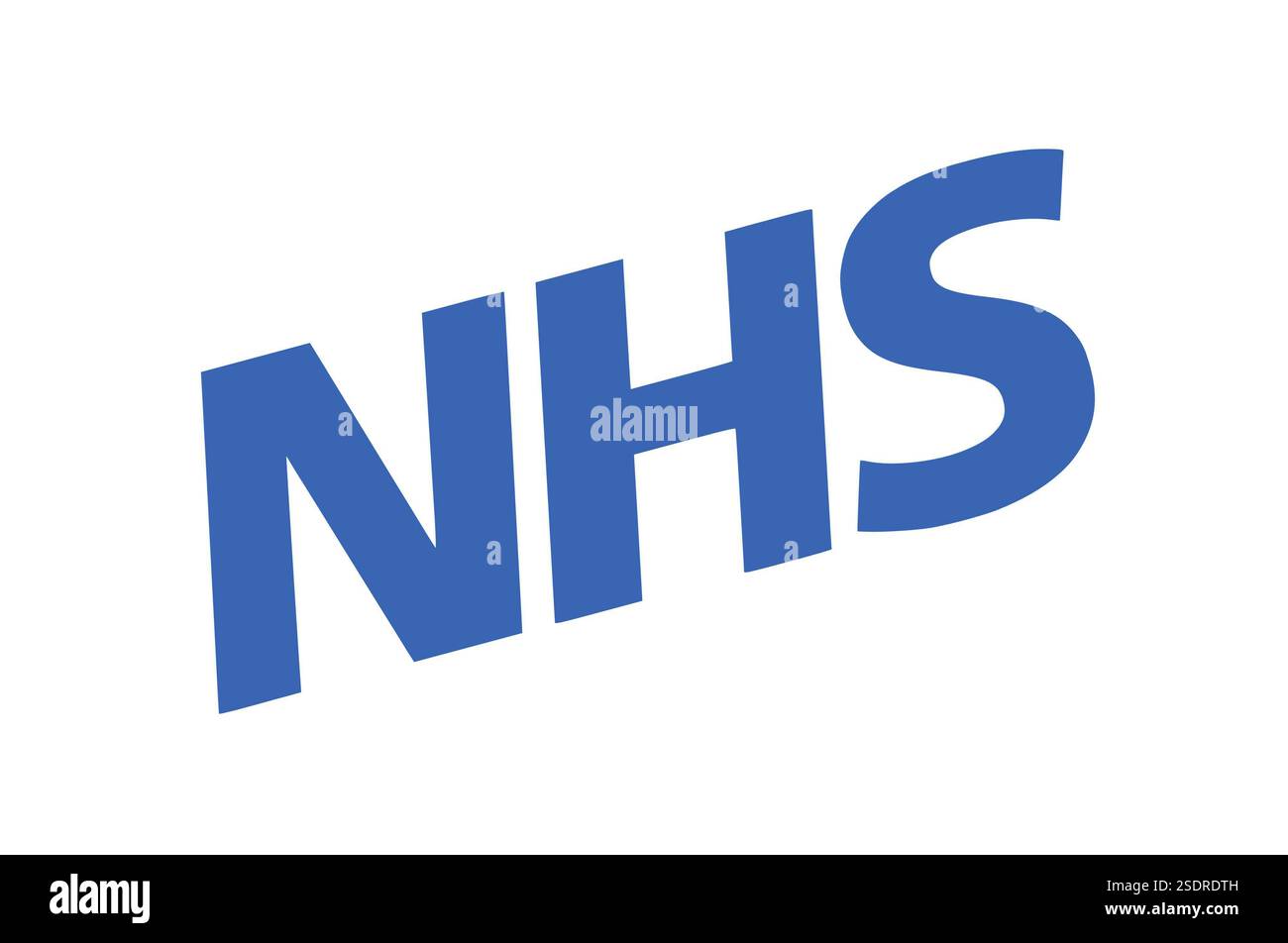 Rotated to left, Symbol NHS, Organisation, Logo Stock Photo - Alamy